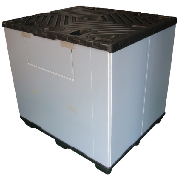 Plastic Pallet Boxes With Lids Storage Bins Plastic Stackable ...