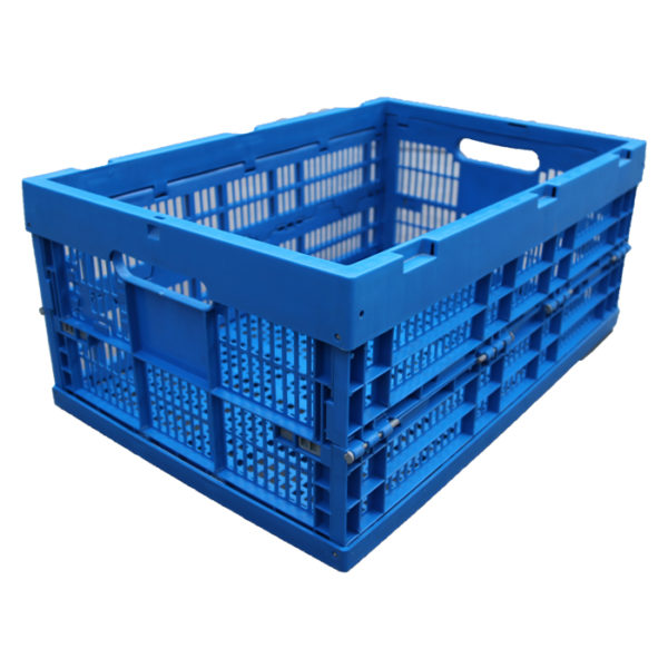 Collapsible Plastic Totes Foldable Bins - PalletBoxSale